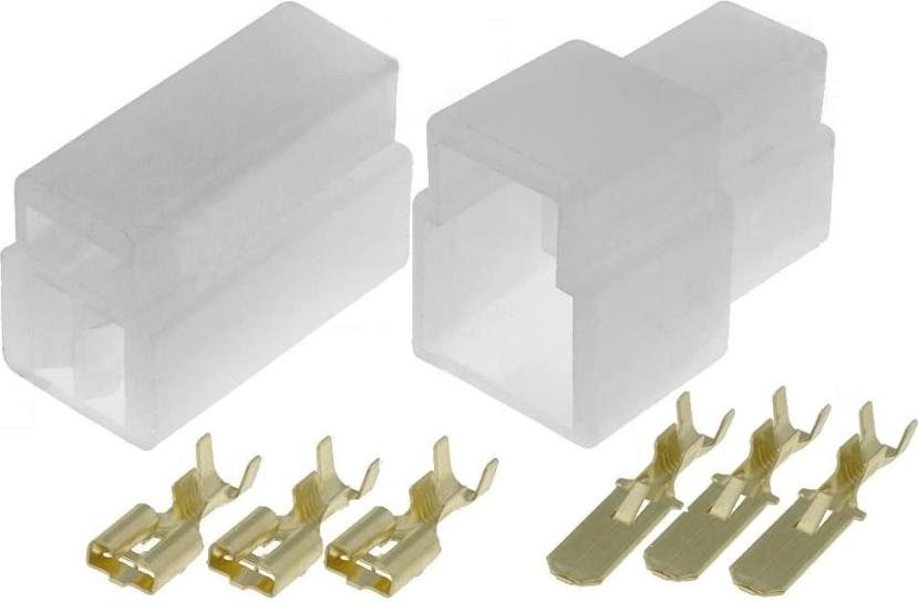 Juego de Conectores Faston 6.35 Macho y Hembra